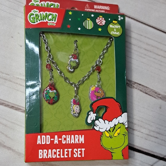 Accessories | The Grinch Addacharm Bracelet Set | Poshmark